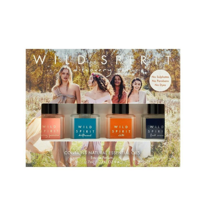 Fragrance Discovery Set, 4-Piece Perfume Collection from Wild Spirit