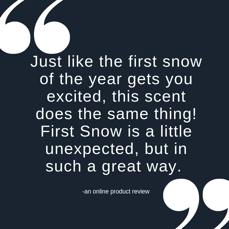 First Snow Scented Hand Cream from Wild Spirit